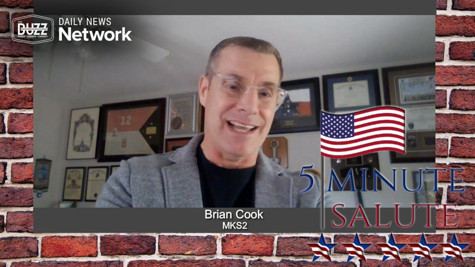 “5 Minute Salute” with Brian Cook of MKS2 - Daily News Network