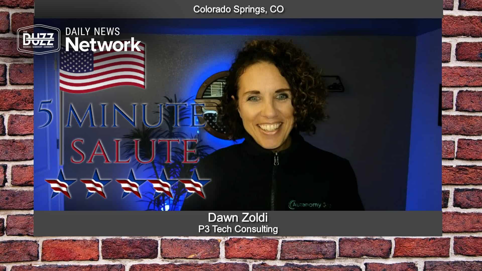 5 Minute Salute with Dawn Zoldi of P3 Tech Consulting - Daily News Network