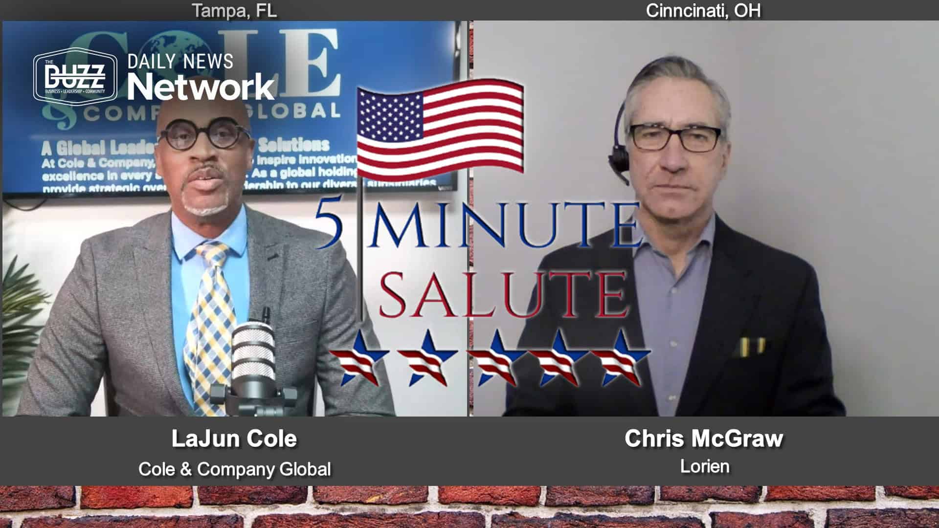 5 Minute Salute with LaJun Cole of Cole & Company Global and Chris McGraw of Lorien - Daily News ...