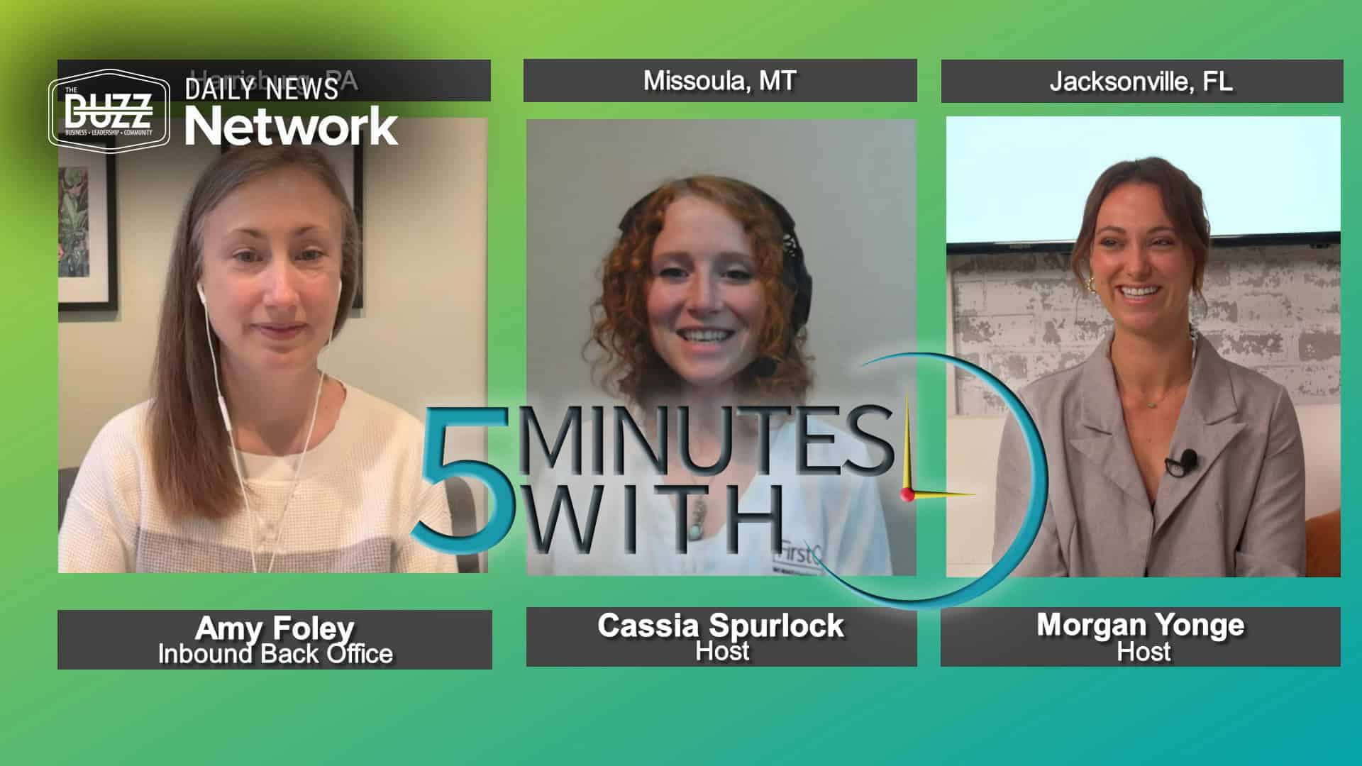 5 Minutes With Amy Foley of Inbound Back Office - Daily News Network