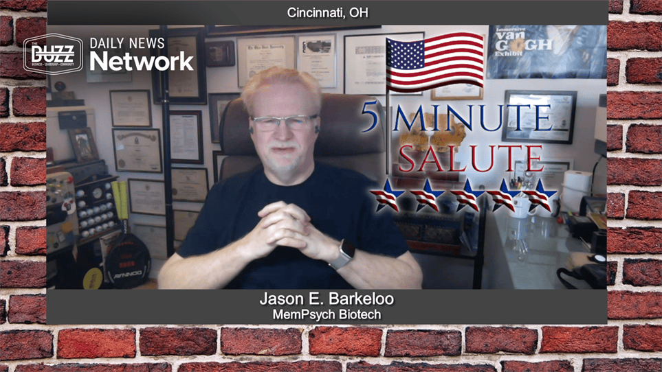 MAVD: 5 Minute Salute with Jason E Barkeloo_ of MemPsych Biotech ...