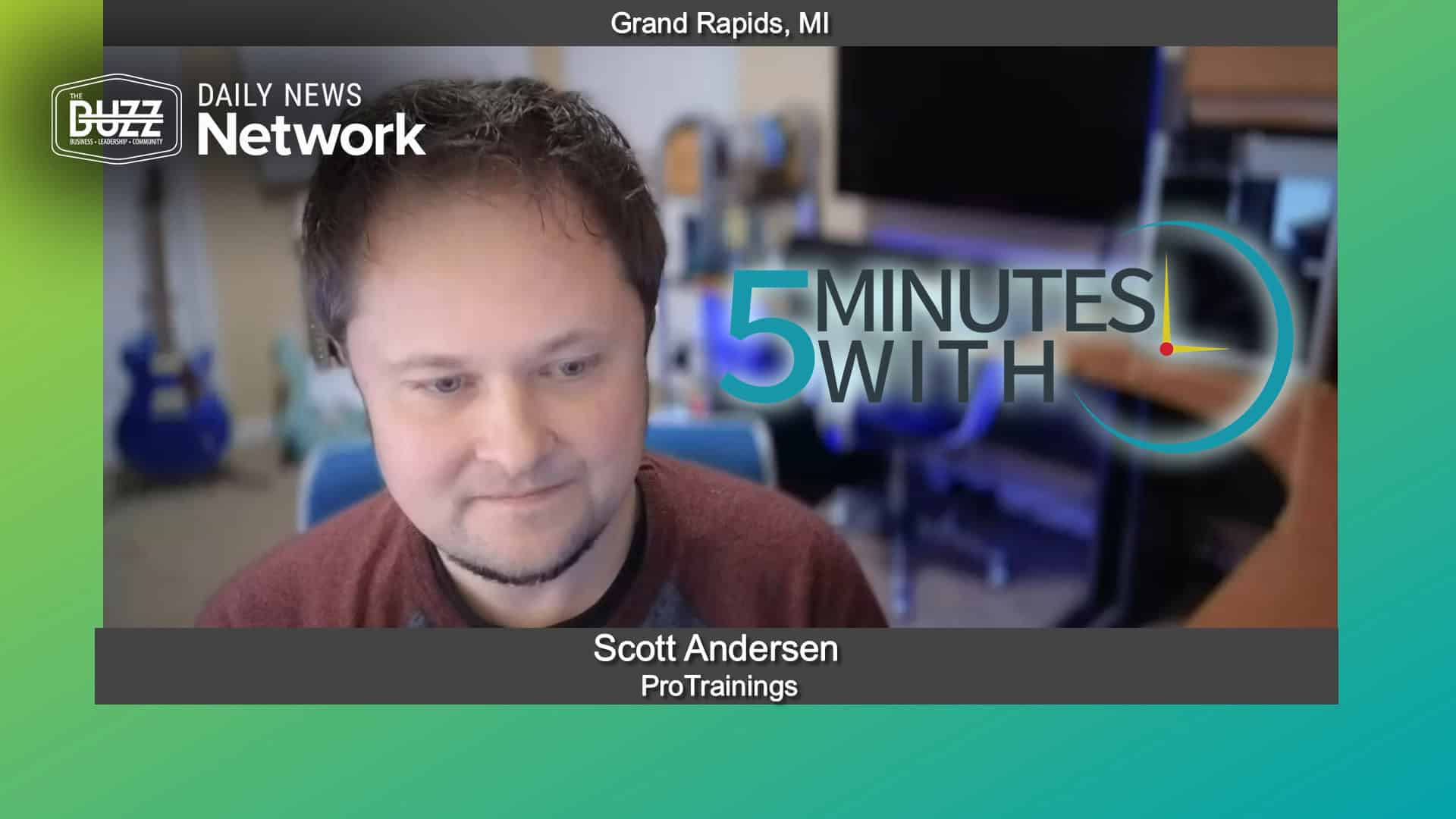 5 Minutes With Scott Andersen of ProTrainings - Daily News Network